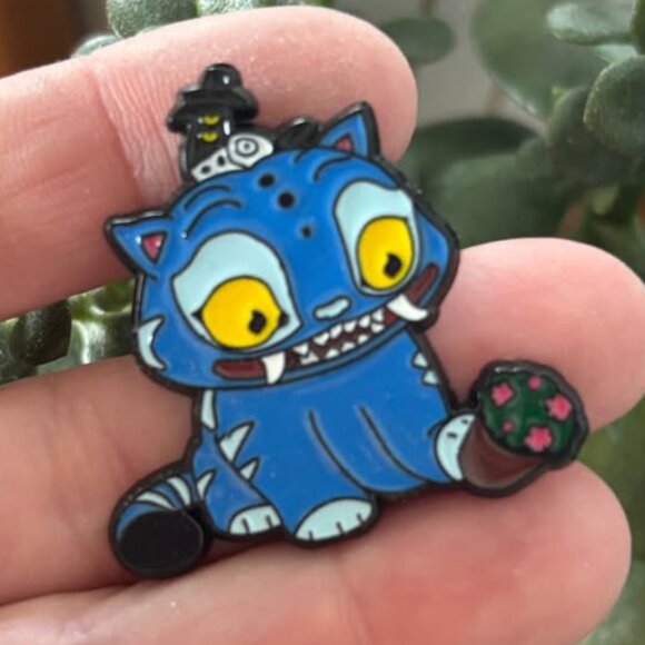Jewelry | Brand New Kpop Demon Hunters Blue Derpy Tiger Enamel Pin ...